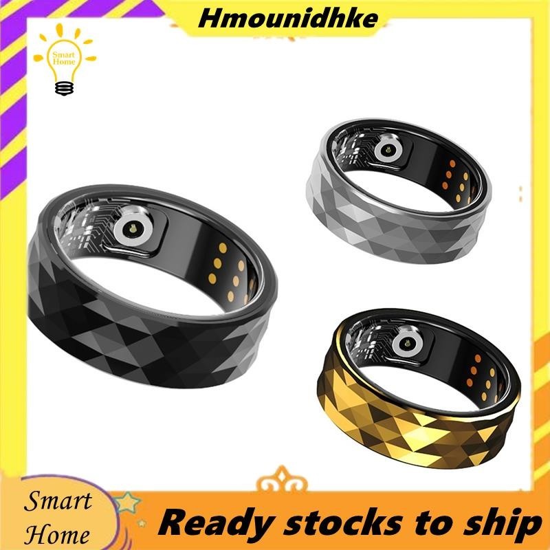 [Hmou]R12M แหวนอัจฉริยะผู้ชายผู้หญิง Heart Rate และโหมดสปอร์ตแหวนฟิตเนส ...