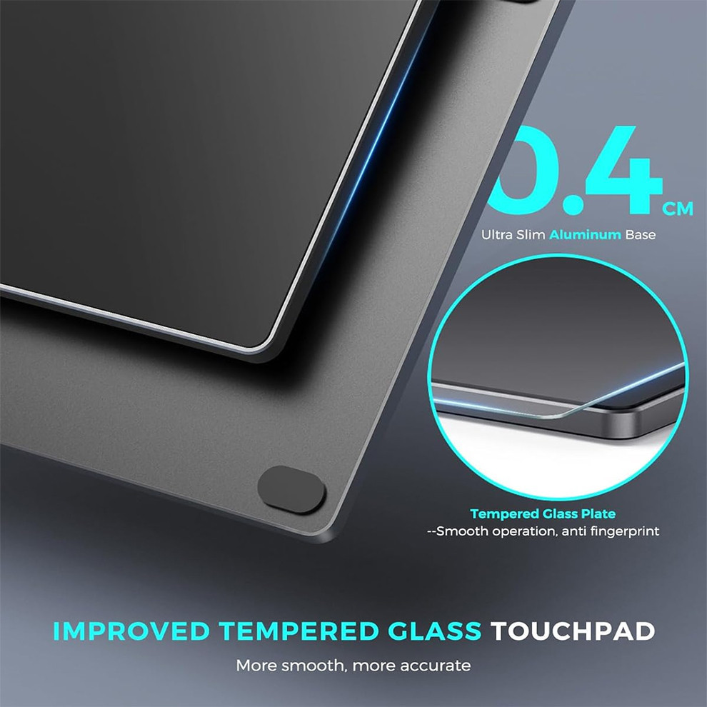 Usb Wired Multi-Touch Trackpad Slim AluminiumTouchpad Mouse สําหรับ ...