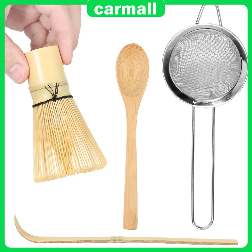 5 ชิ้น Matcha Whisk ชุด Handmade ไม้ไผ่ Matcha Whisk แบบดั้งเดิมชา ...