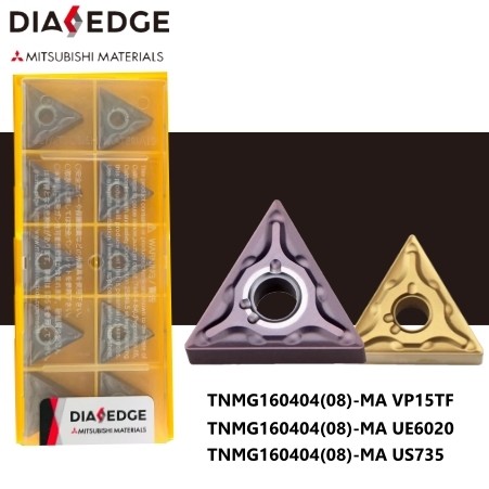 เม็ดมีด Inserts T16 เม็ดสองหน้า มุม 04 08 TNMG160404-MA TNMG160408-MA | Shopee Thailand