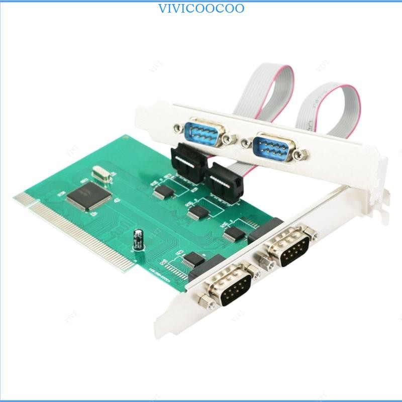 การ์ดขยาย VIVI Desktop PCIe พร้อม Serial RS232 และพอร์ตขนานสําหรับ Win ...