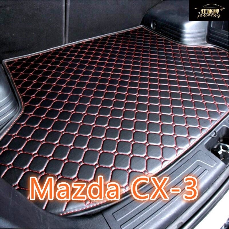 Mazda CX-3 CX3 พรมปูพื้นรถยนต์ BOOT หนัง PU BOOT TRAY CARGO MAT CARPET KARPET BONNET | Shopee ...
