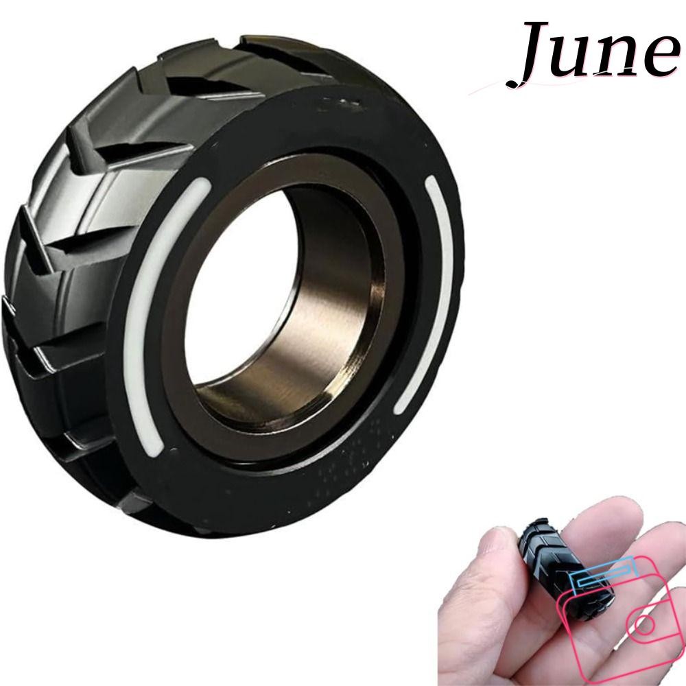 June ปลายนิ้ว Gyro, โลหะ Antistress Fidget Edc Mechanic แหวน, Mute ...