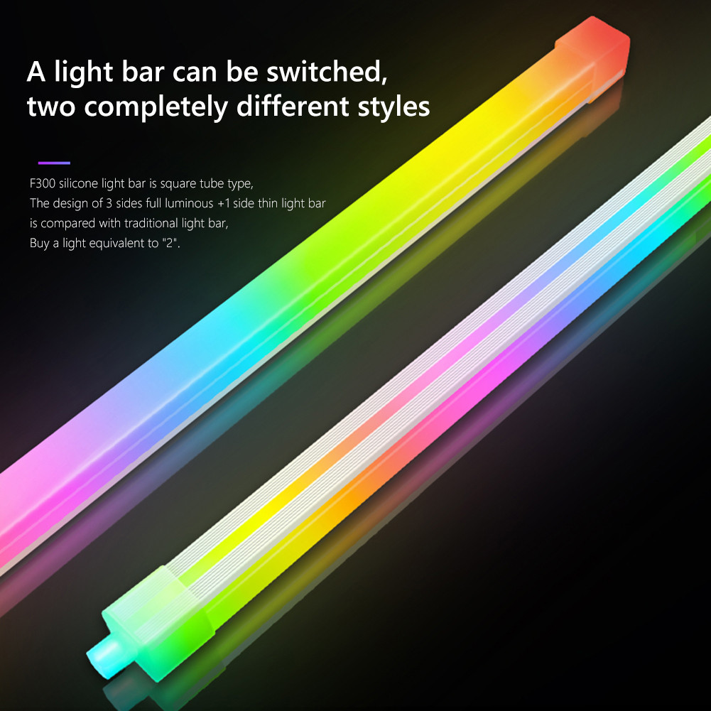 [colog.th] 5v 3Pin 4Pin แถบโคมไฟแบบยืดหยุ่น ARGB AURA SYNC 26LED เคสซิลิโคน PC Light Bar ...