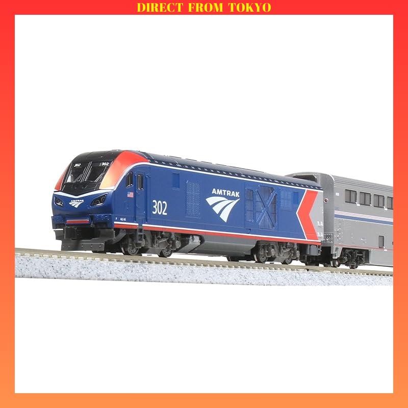 KATO N Scale Amtrak ALC-42 & Superliner 4-Car Set Railway Model Vehicle ...