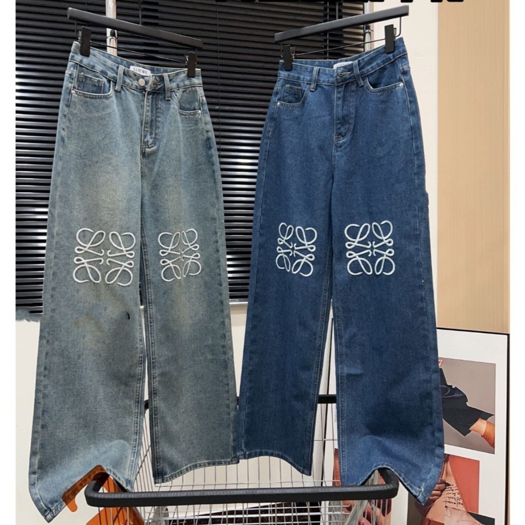 LEw กางเกงยีนส์ผู้หญิงใหม่แฟชั่นสบายๆที่มีคุณภาพสูงกางเกงผู้หญิง ...