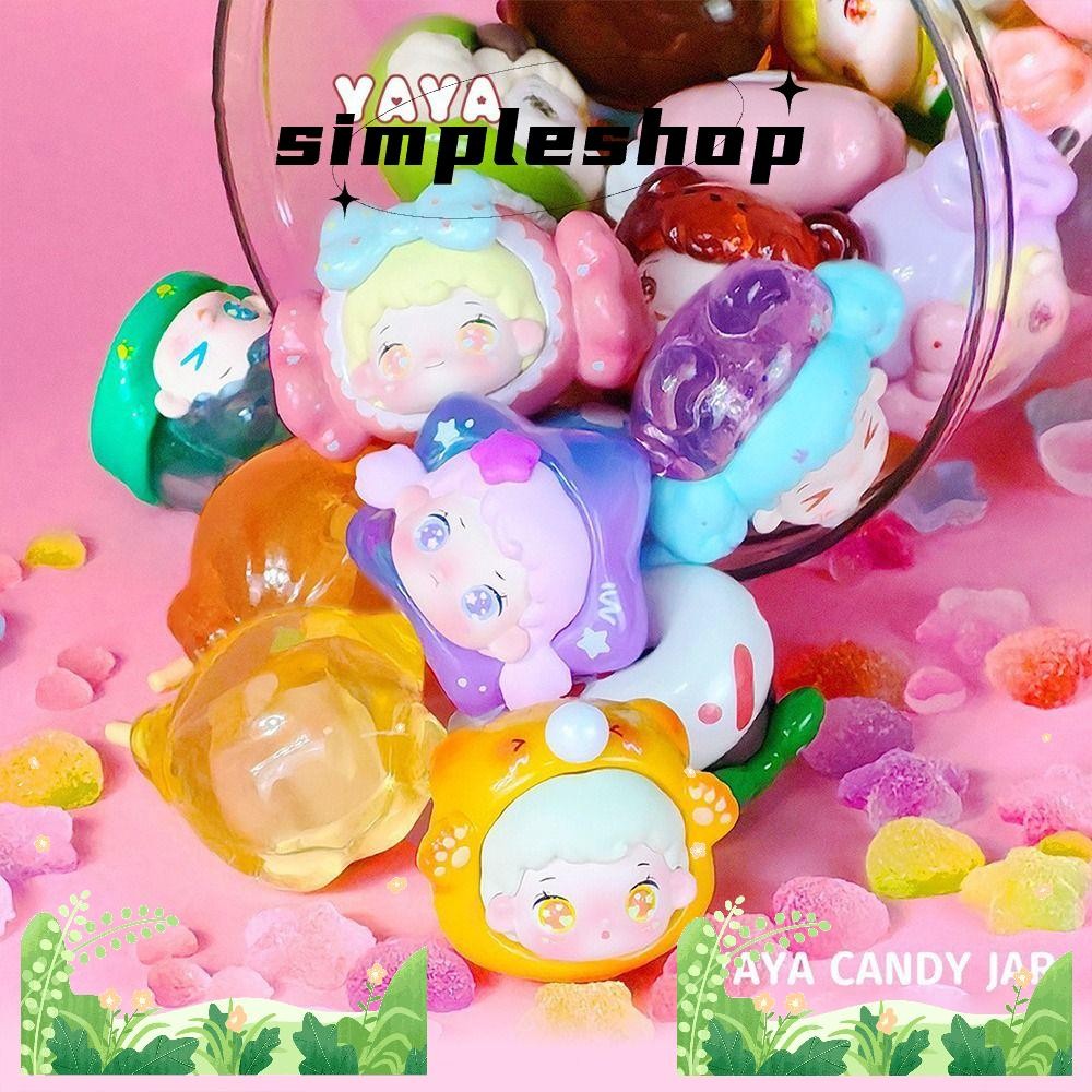 ของเล่นลึกลับ SIMPLE, ตุ๊กตาขนม Yaya Candy Jar Box, Kawaii Collectible ...