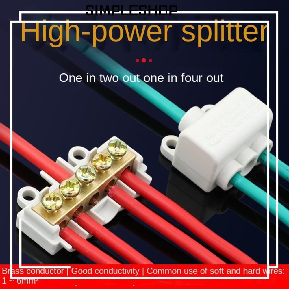 SIMPLESHOP T-type สายไฟ, Universal Locking Quick Crimp High Power สาขา Terminal, ZK-M306 ZK-M406 ...