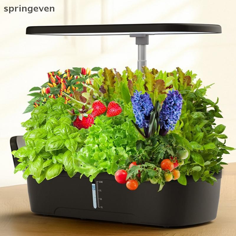 [springeven] Smart Hydroponic Planter - Auto Timer LED Grow Light ...