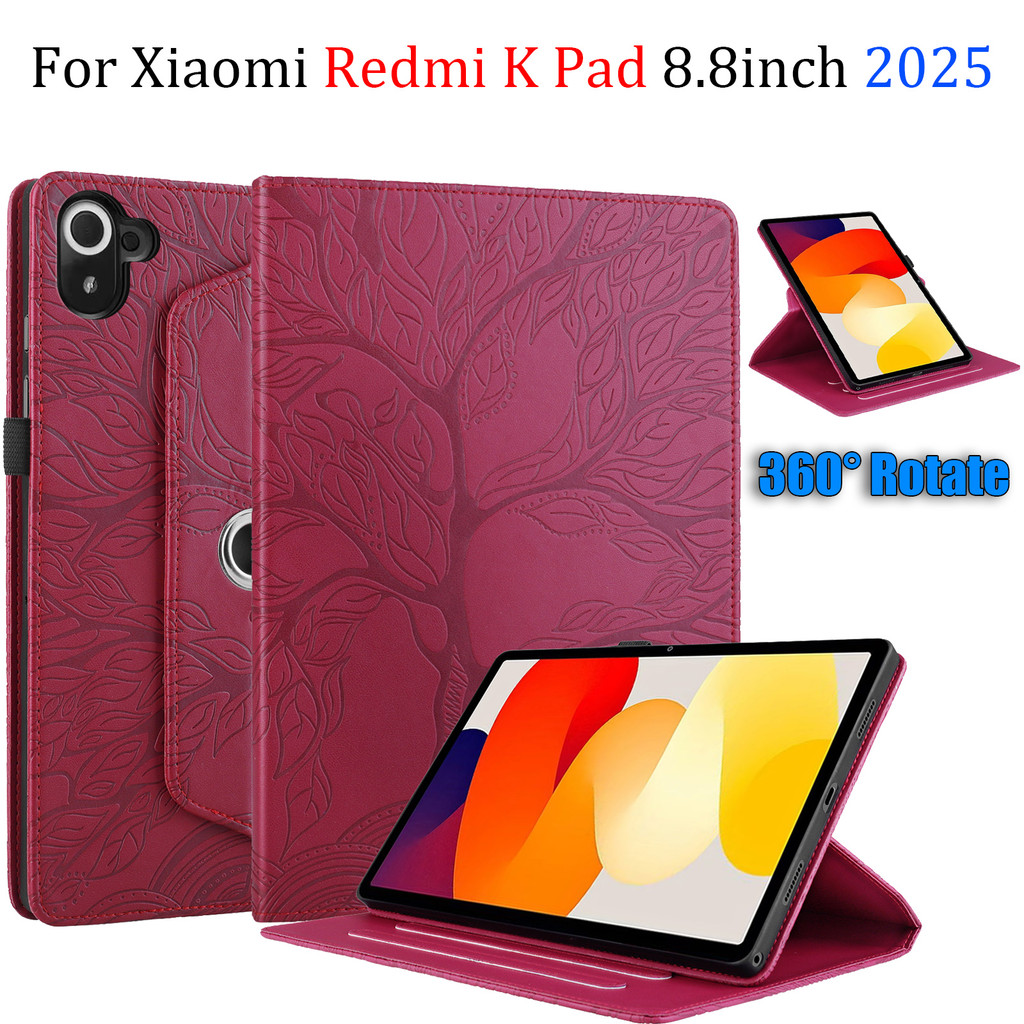 สําหรับ 2025 Xiaomi Redmi K Pad KPad 8.8 นิ้ว 360 องศาหมุนหนัง PU ...