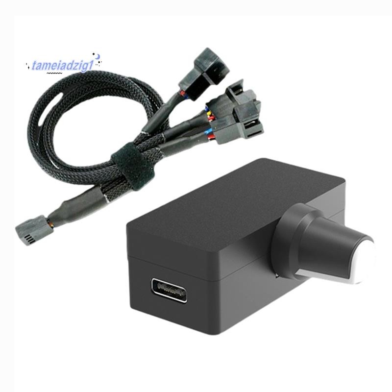 PWM Speed Controller 4Pin PWM Fan Governor PWM USB TYPE-C แหล่งจ่ายไฟ ...