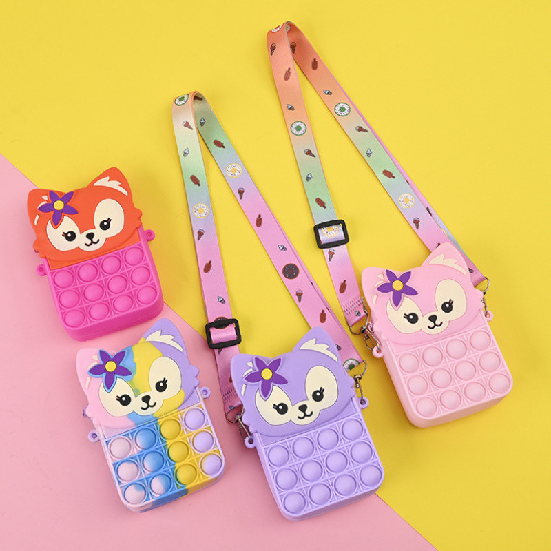 LINGNA BELLE กระเป๋าเหรียญซิลิโคนสำหรับเด็ก ออกแบบมาเพื่อลดแรงกด ...