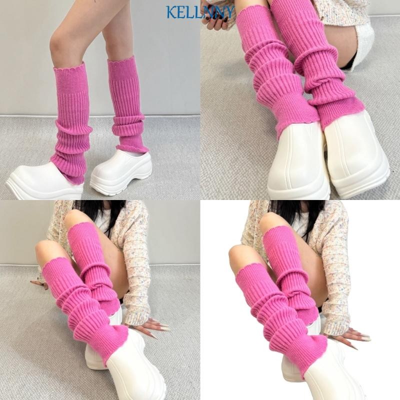 Kelln ถุงเท้าบูตถัก ออกแบบให้อบอุ่นสำหรับผู้หญิงและนักเรียน | Shopee ...