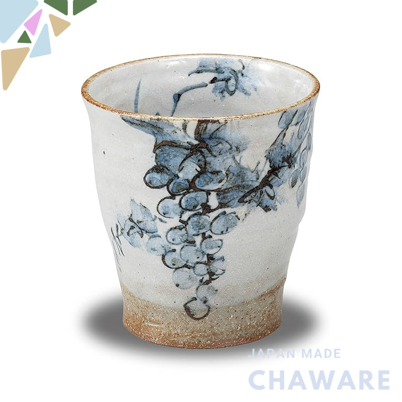 【made in japan】 Stylish Kutani Ware Sake Glass - Premium Ceramic Shochu ...