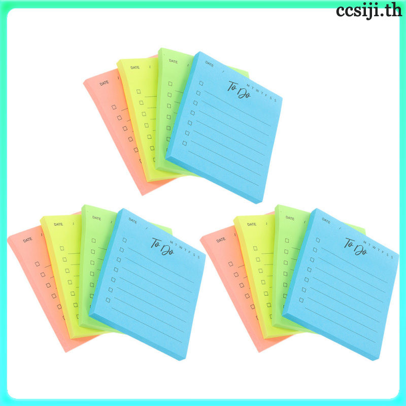 School Memo Pads Fluorescent Notes สติ๊กเกอร์แบบพกพาบุคลิกภาพ Simple ...