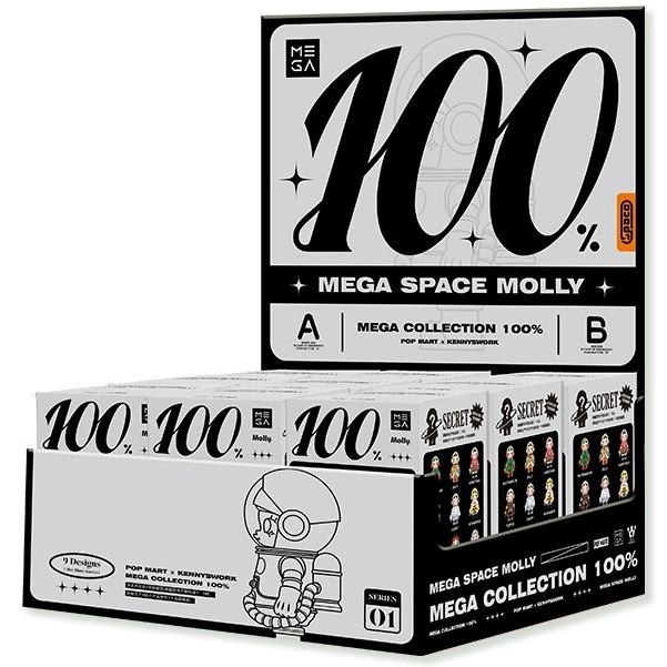 [กล่องใหญ่]POPMART MEGA COLLECTION100%-SPACE MOLLY V1 รุ่นที่ 1 A-1 ...