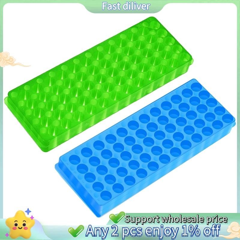 4 PC พลาสติก Double-Sided Centrifuge Tube Rack 60 หลุม, 0.5ML1.5ML/2ML ...