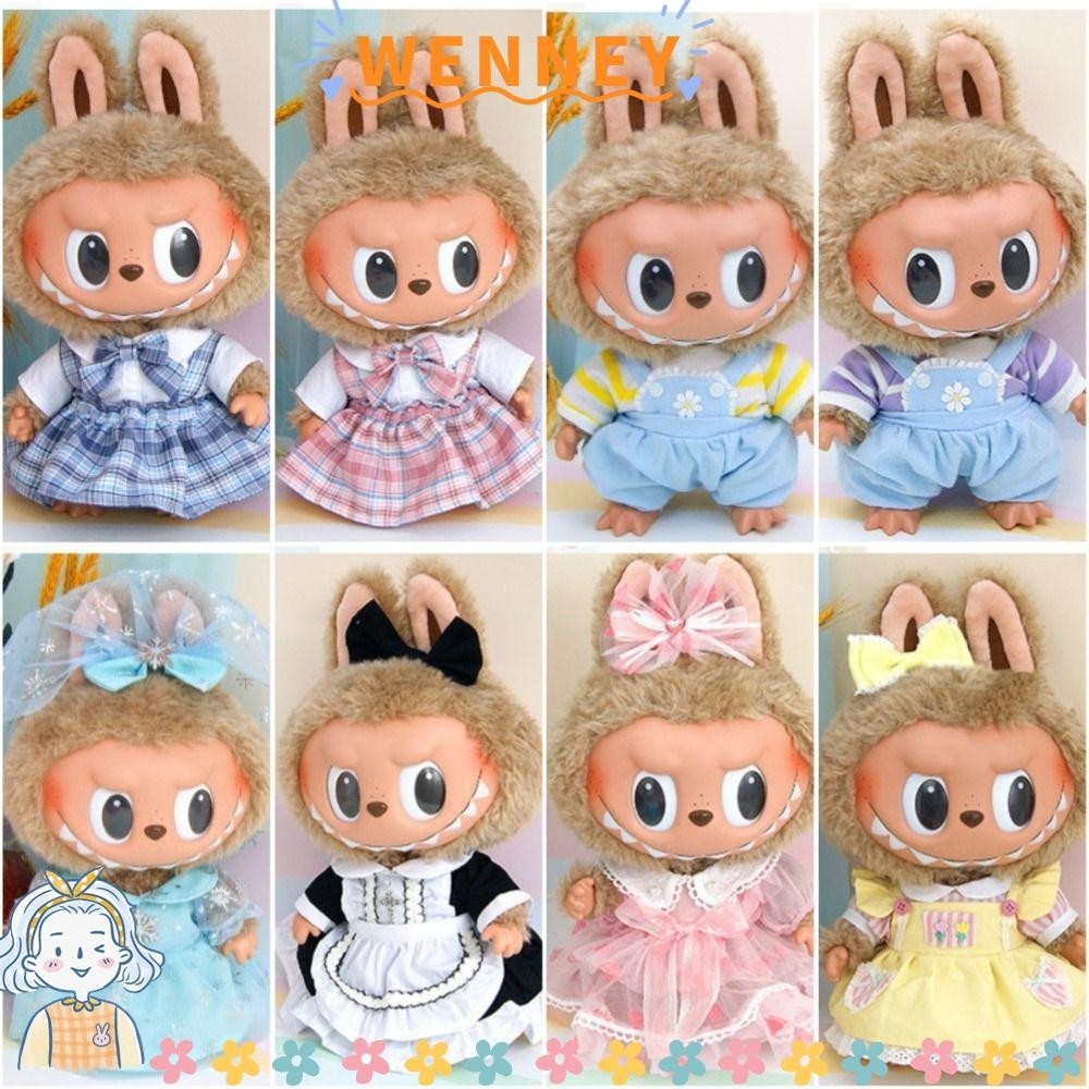 เสื้อผ้า WENNEY Labubu, เปลี่ยนหลายสไตล์ Labubu กระโปรง, Mini DIY Hand ...