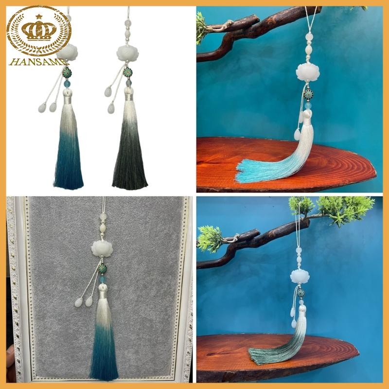 Han จีน Hanfu Charm Retro เอวจี้เลียนแบบ Lotuses หยกผู้หญิงอุปกรณ์เสริม ...