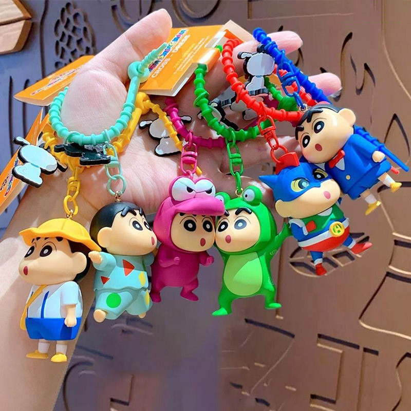 พวงกุญแจ Crayon Shin-chan พวงกุญแจเครยอนชินจัง จี้กระเป๋านักเรียน ...