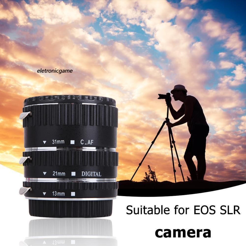Camera Mount Auto Macro Lens Extension Tube Replacement for Canon EF EF ...