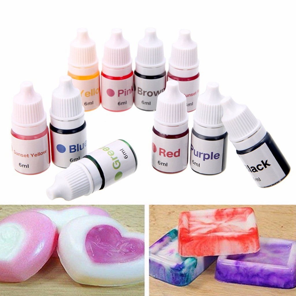【in Stock】6ml Dyes Soap Making Coloring Set Colorants Kit for DIY Bath ...