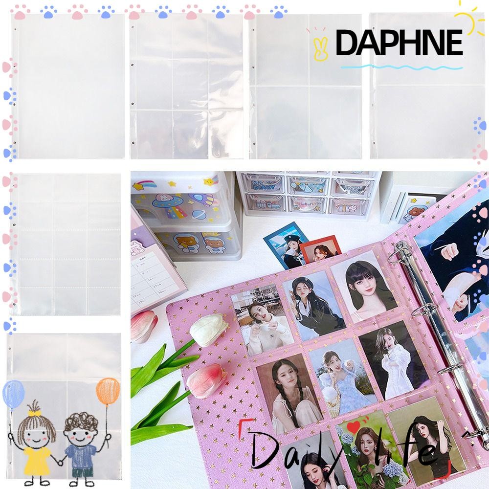 Daphne A4 Kpop Photocard Binder,โปร่งใสDIYอัลบั้มภาพเติมหน้า,การ์ดหลาย ...