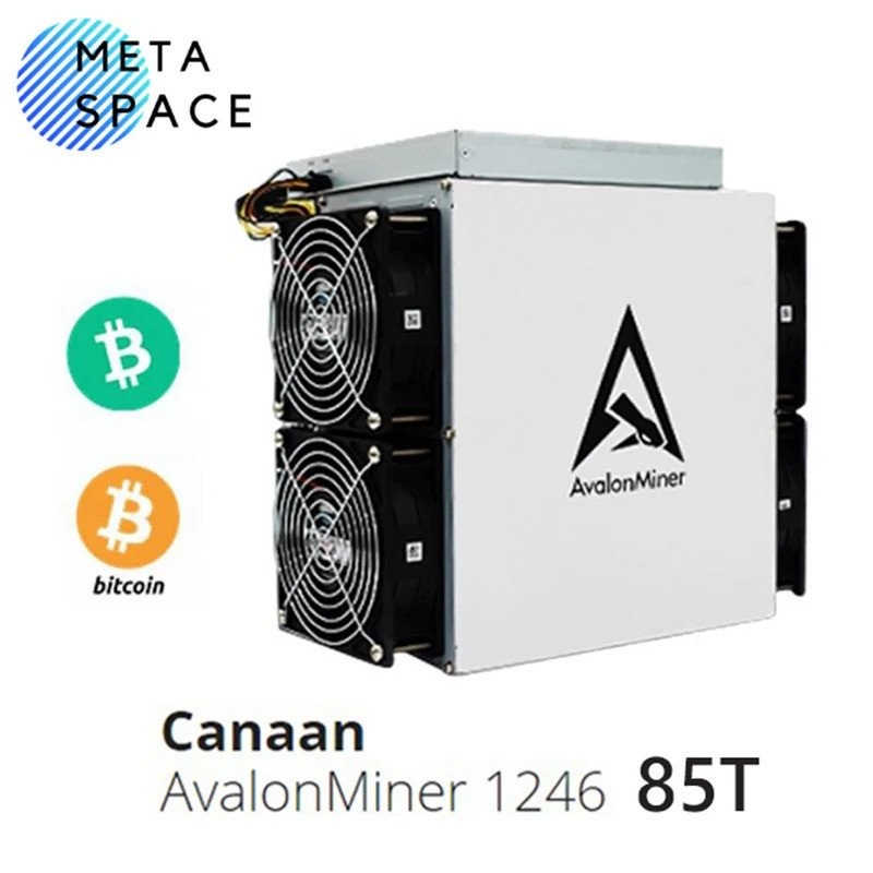 CANAAN Avalon 1246 miners 85 th/s 3420วัตต์เครื่องขุด Bitcoin BTC ASIC Miner ดีกว่า Avalon ...