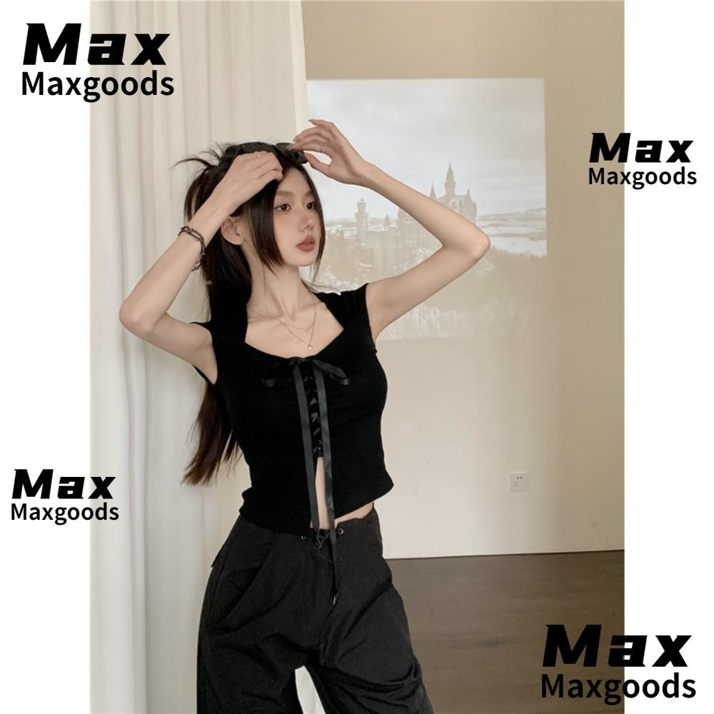 Maxg เสริม, การออกแบบ Sense Niche เสื้อแขนกุด, แฟชั่นฤดูร้อน Appear บางชั้นภายใน | Shopee Thailand