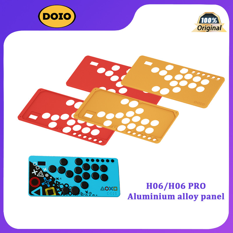 Doio HITBOX H06/H06 Pro แทนที่แผงบุคลิกภาพอลูมิเนียมรุ่น PS/GUNDAM TOKT-17, KBGM-H06 Pro แผง ...