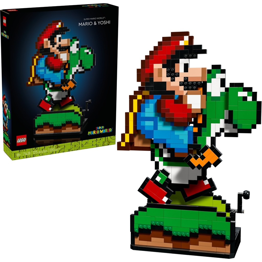 LEGO Super Mario 71438 Super Mario World: Mario & Yoshi [Brick DAD ...
