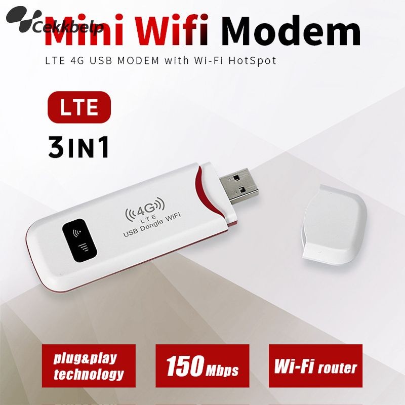 พร้อมส่ง 4G LTE USB Modem Wifi Hotspot pocket wifi ตัวปล่อยสัญญาณไวไฟฮอตสปอต Aircard Wifi ...