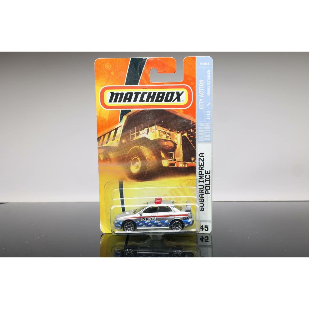 Matchbox Subaru Impreza WRX STi British Police Car Brand New Original ...