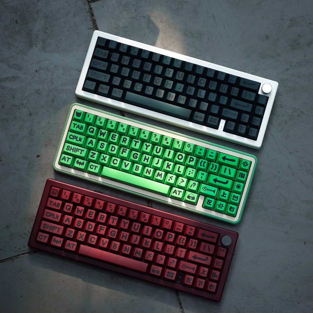 Gmk Animal Party Dark Green/Grass Green/Red Large Character Mechanical ...