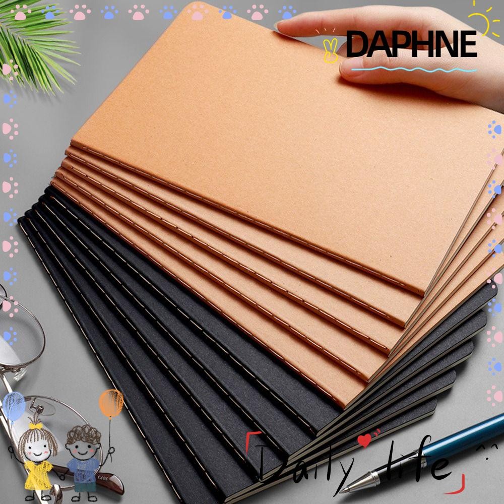 DAPHNE สมุดไดอารี่, A4/A5/B5 Grid/Lined/Blank Notebook, คุณภาพสูง Kraft ...