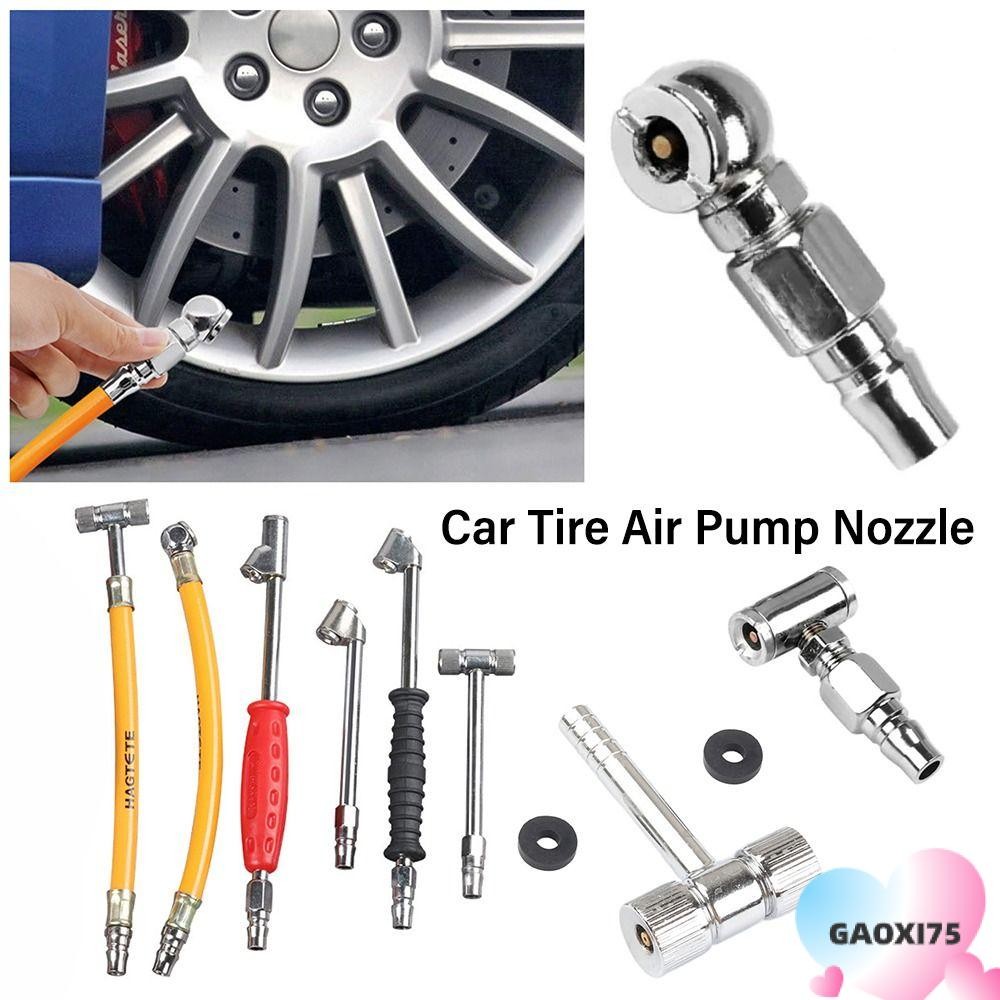 GOXI75 หัวฉีดปั๊มลมยาง, Dual Head Multifunctional Tyre Air Inflator ท่อ, Tyre Air Connection ...