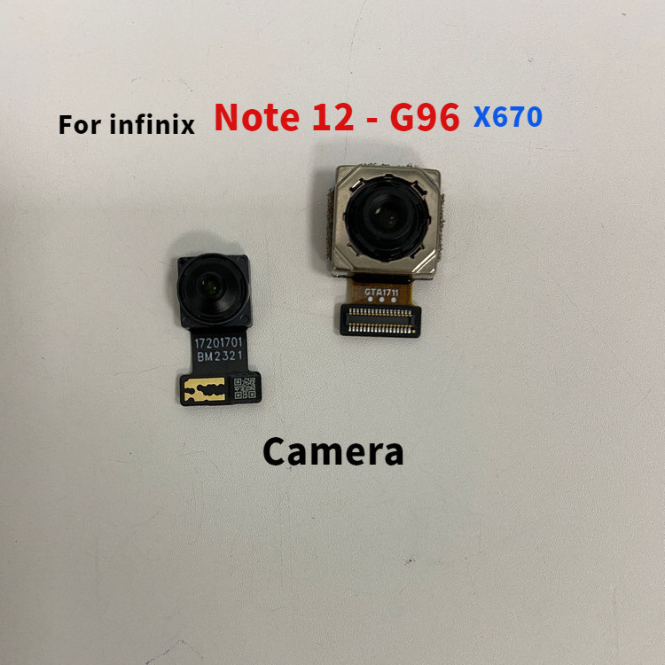 เปลี่ยนสําหรับ Infinix Note 12 G96 X670 กลับด้านหลังกล้องโมดูล Flex ...