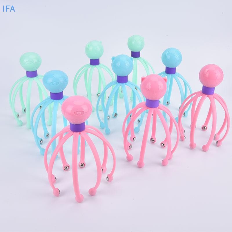 IFA 1PC Claw Massager Octopus Head Scalp คอความเครียด Release Relief ...