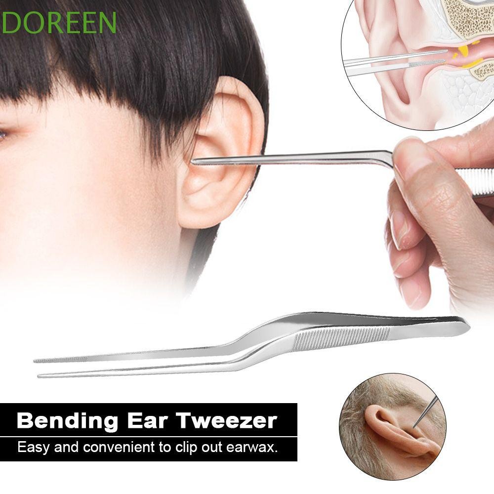 DOREEN Ear Tweezer Multi-function Silver Nose Clip ทําความสะอาดช่องปาก Ear Wax Removal ทําความ ...