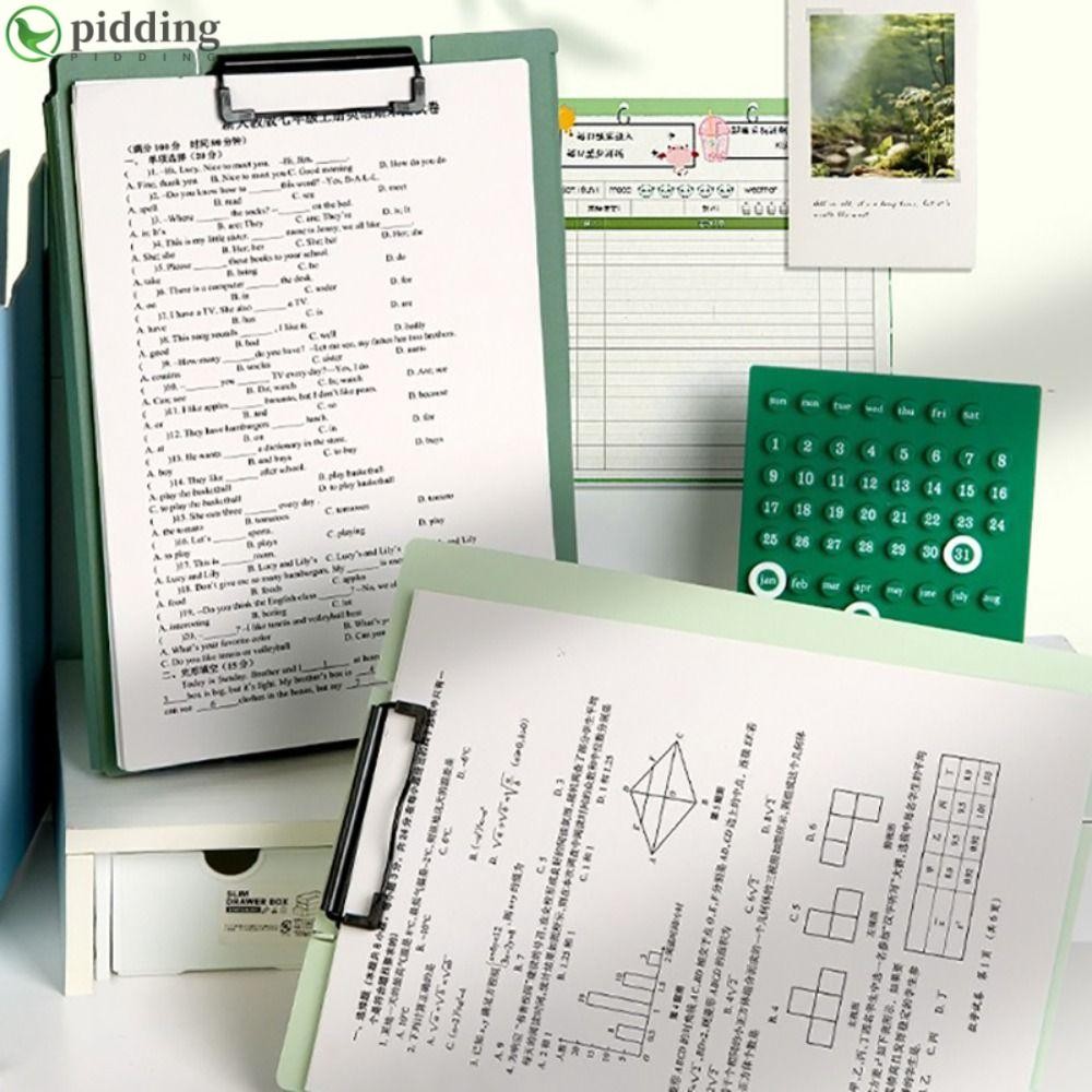 PIDDING แคลมป์แผ่น Verhical, โฟลเดอร์ไฟล์ A4 มัลติฟังก์ชั่น Verhical ...