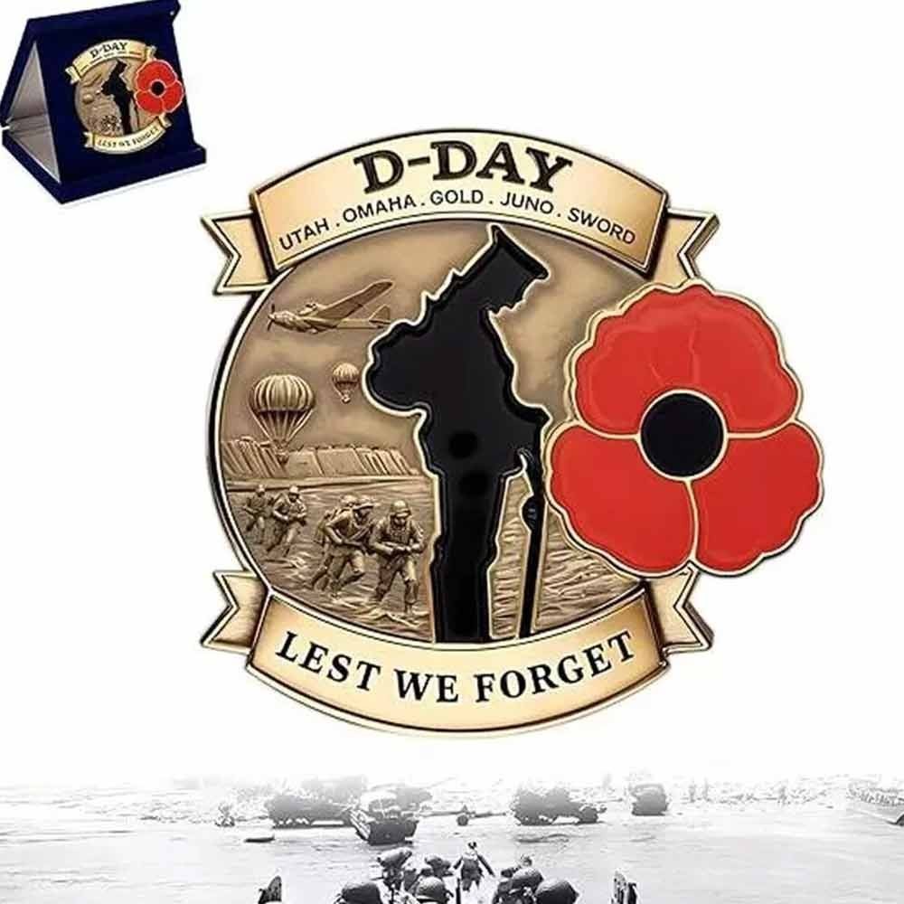 Limited Edition D-Day 80th Anniversary Commemorative Badge D-Day ...