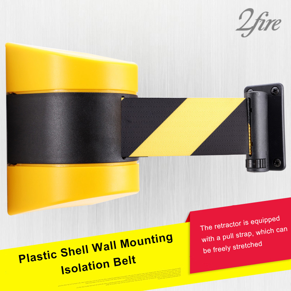 เทปเตือนติดผนัง Crowd Control Retractable Band Line Divider | Shopee ...