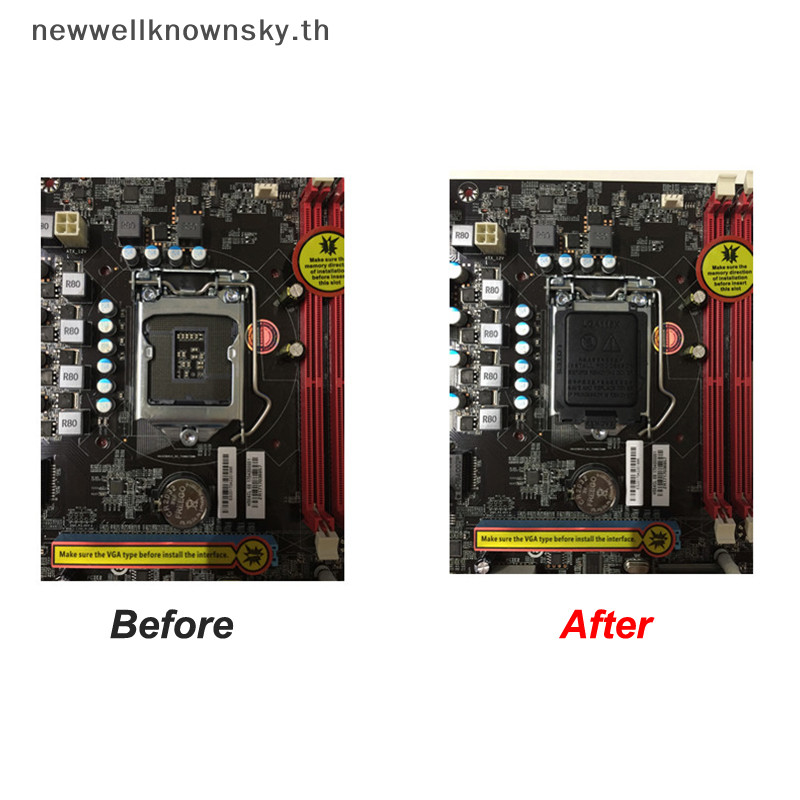 ใหม่ 5 ชิ้นเมนบอร์ด CPU ซ็อกเก็ตเกราะป้องกันฝาครอบ Pin สําหรับ LGA115X ...