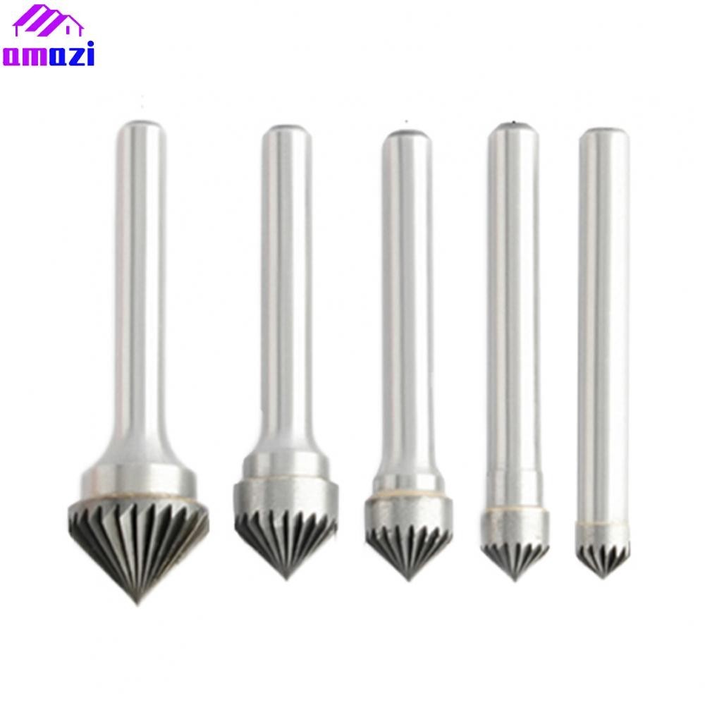 【AMZ】90 Degree Conical Shape Rotary File Hard Metal Grinding Head for ...