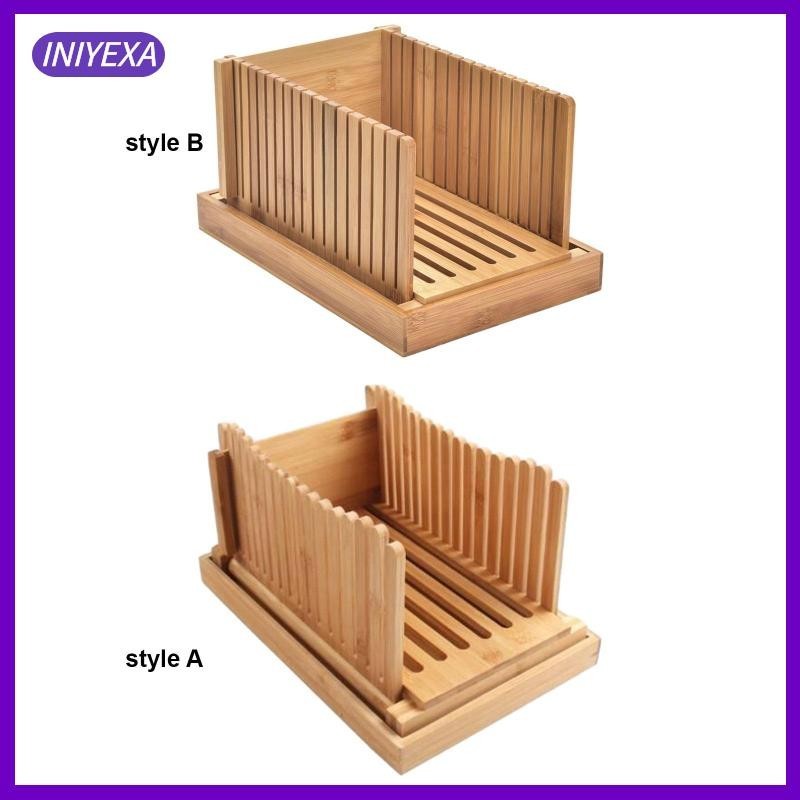 [Iniyexa] เครื่องตัดขนมปังไม้ไผ่ Crumb Catcher Compact Folding for ...