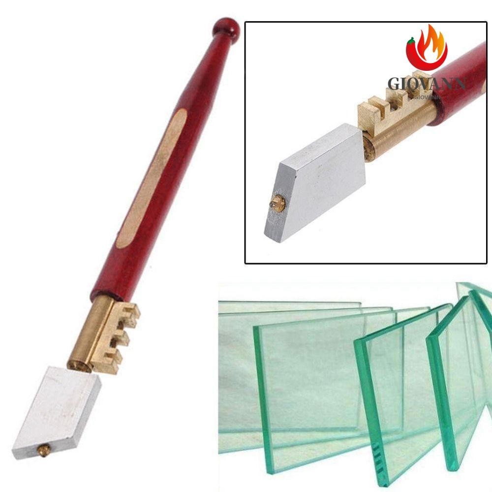 Giovanni เครื่องตัดแก้ว Glazing Sharp Tiling เซรามิคด้ามไม้กระจกตัด ...