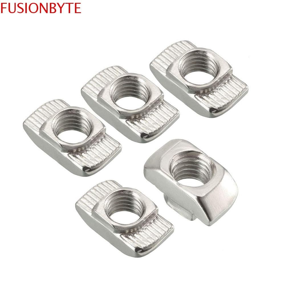 Fusionbyte Nuts Fasteners M3-M8 10/50pcs EU มาตรฐานเหล็กคาร์บอน T-Slot อลูมิเนียมโปรไฟล์ ...