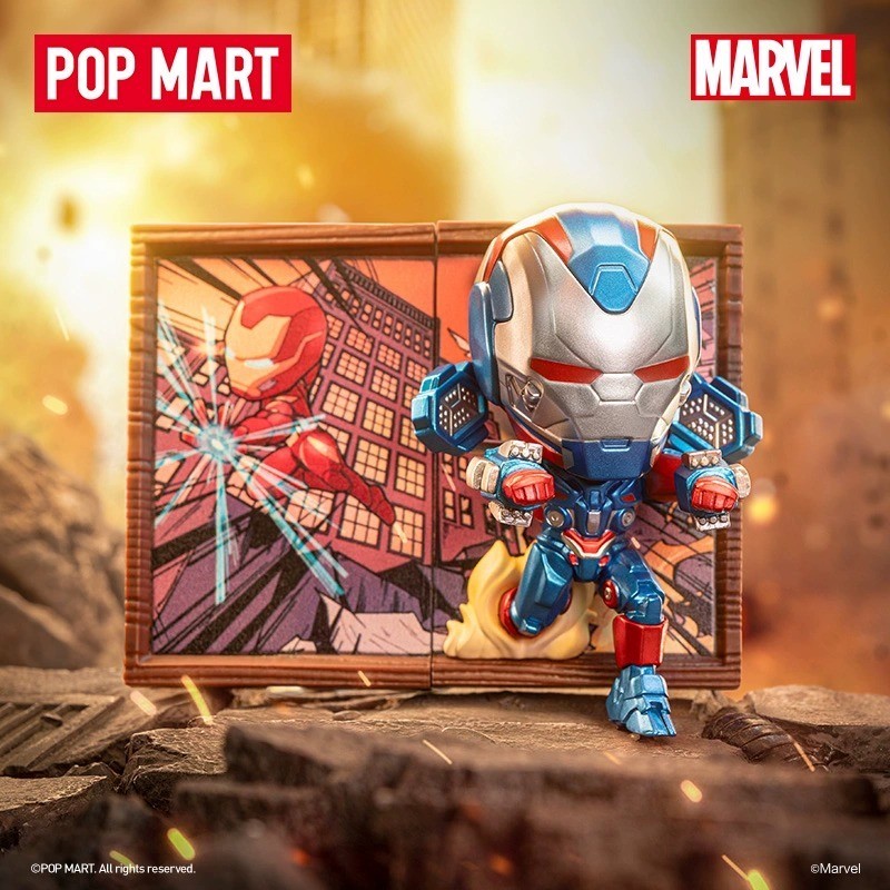 [ลับ] Popmart POPMART Marvel Photo Frame Series Mystery Box อินเทรนด์ ...