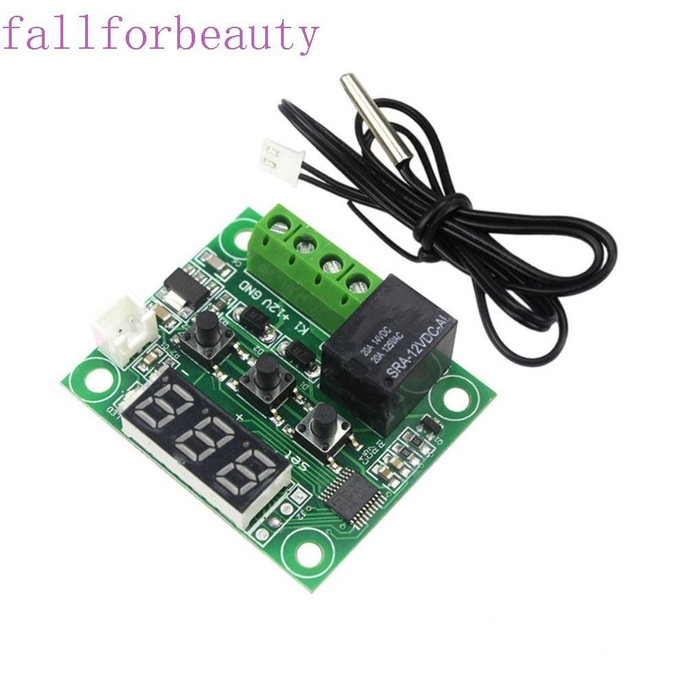Fallforbeauty สวิตช์ควบคุมอุณหภูมิ, ตัวควบคุมอุณหภูมิแบบดิจิตอลเซนเซอร์, จอแสดงผล NTC LED DC12V ...