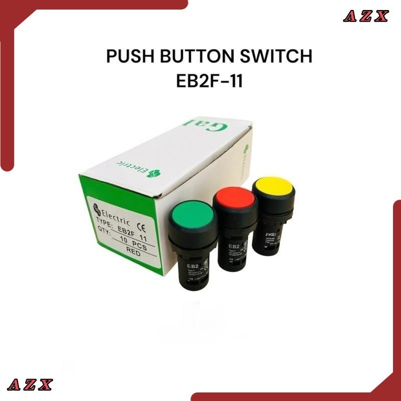 ใน กทม PUSH BUTTON SWITCH EB2F-11 EB2 EB2 สวิตซ์ปุ่มกด22มิล Model ...